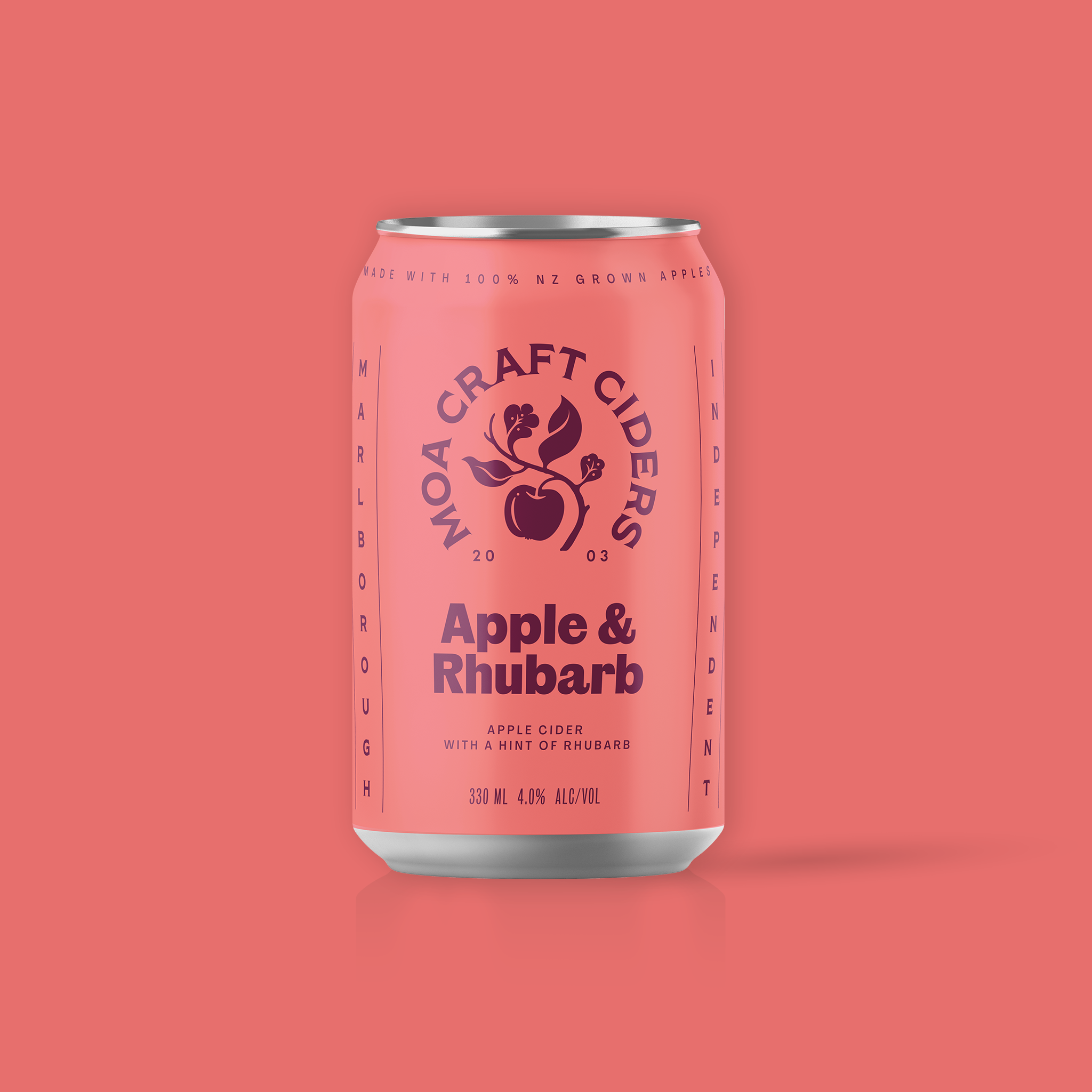 Moa Classic Apple & Rhubarb Cider – Moa Brewing