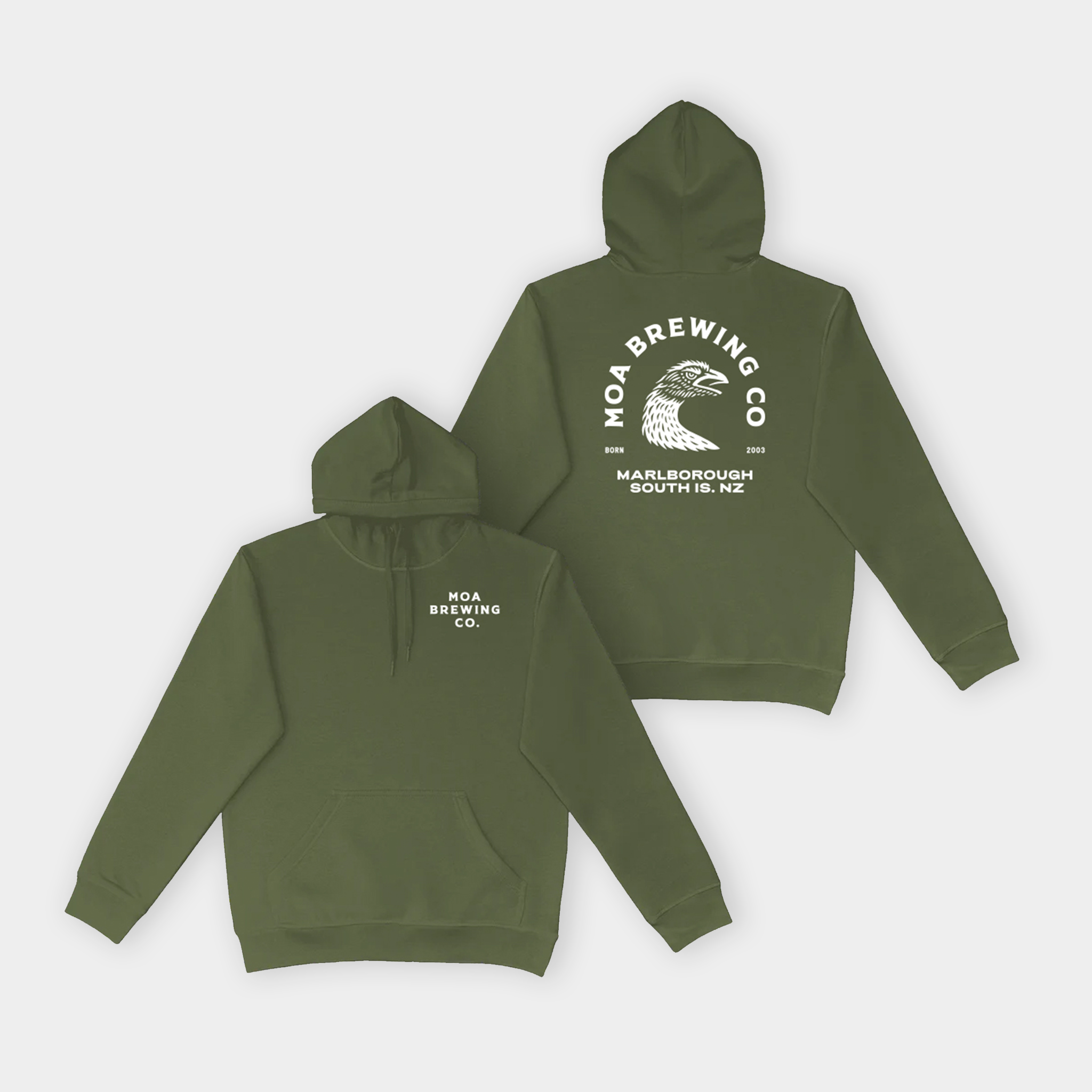 Moa Green Hoodie – Moa Brewing
