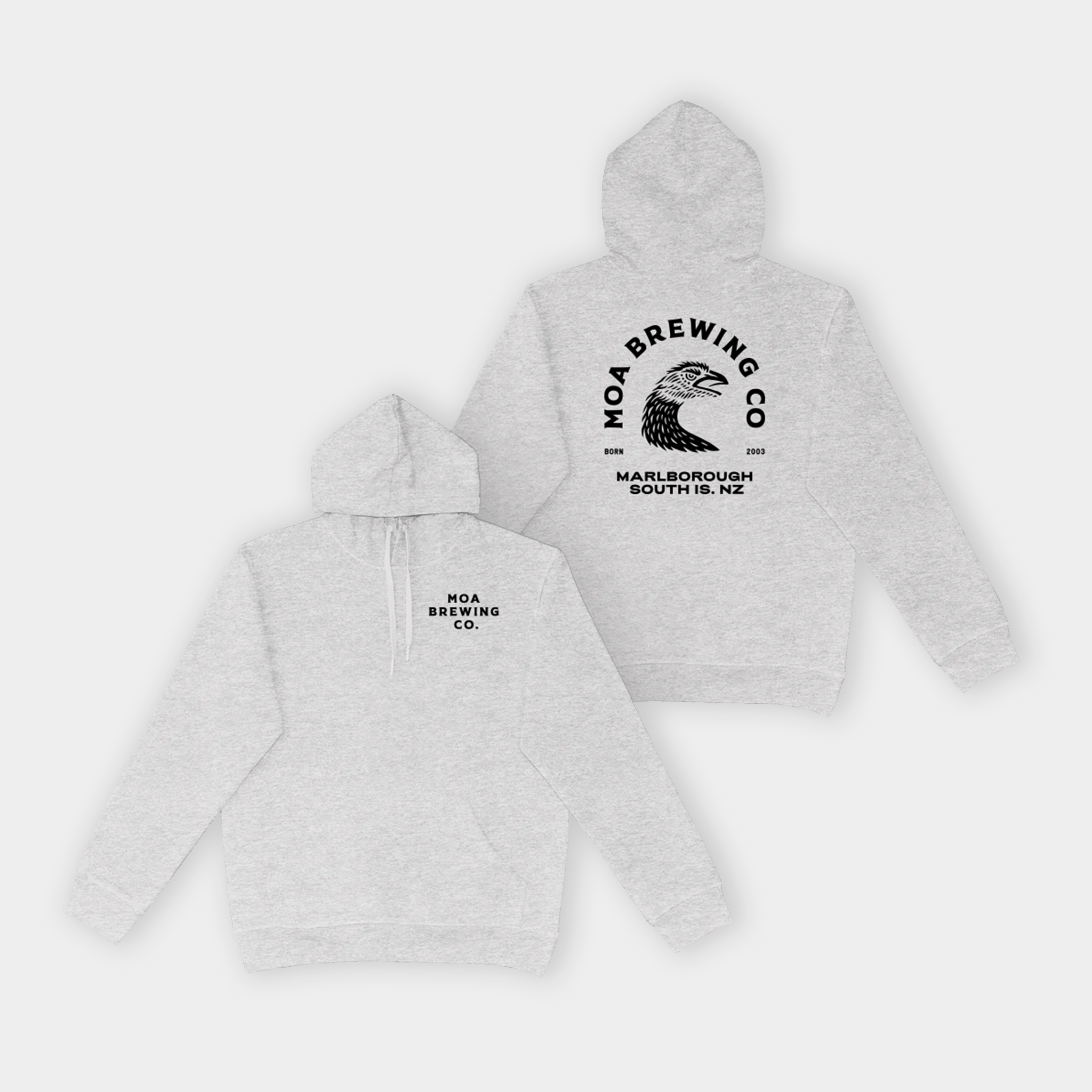 Moa Grey Hoodie – Moa Brewing