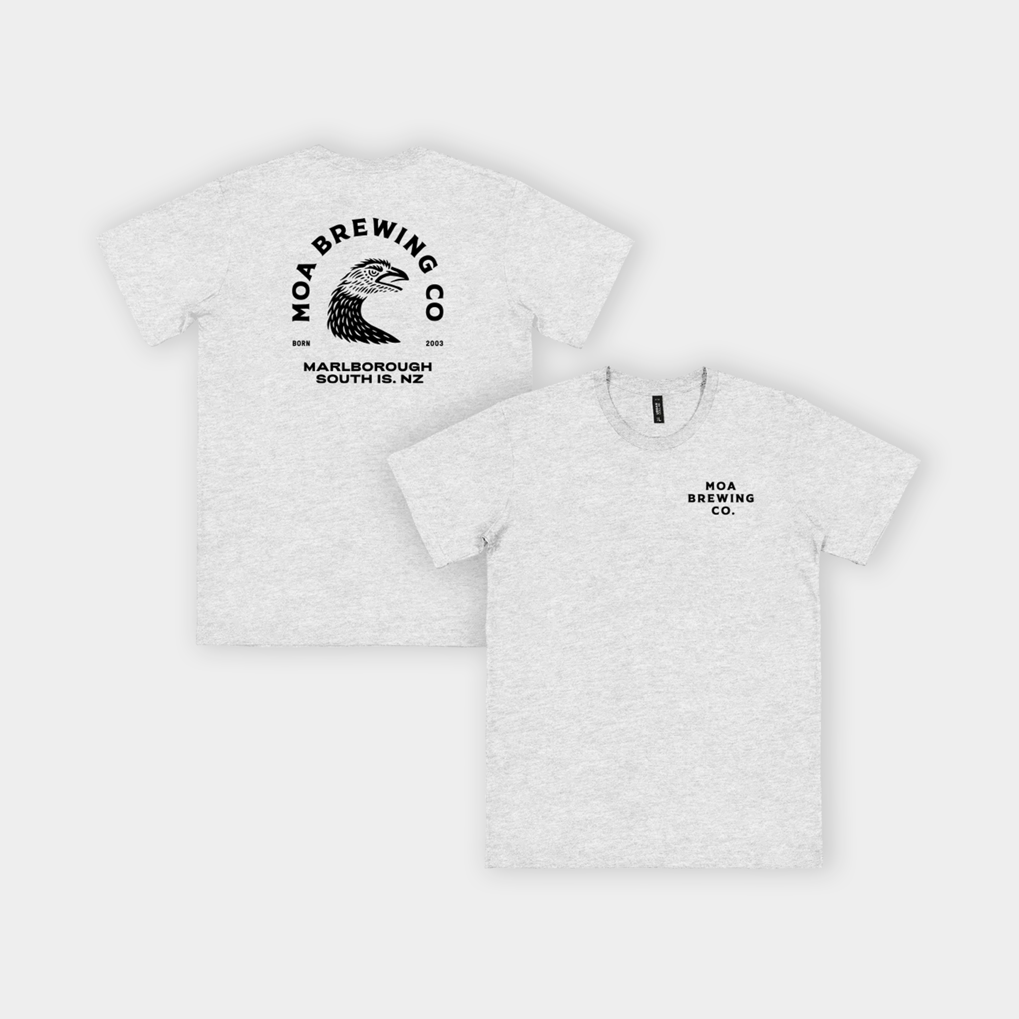Moa Grey Tee – Moa Brewing